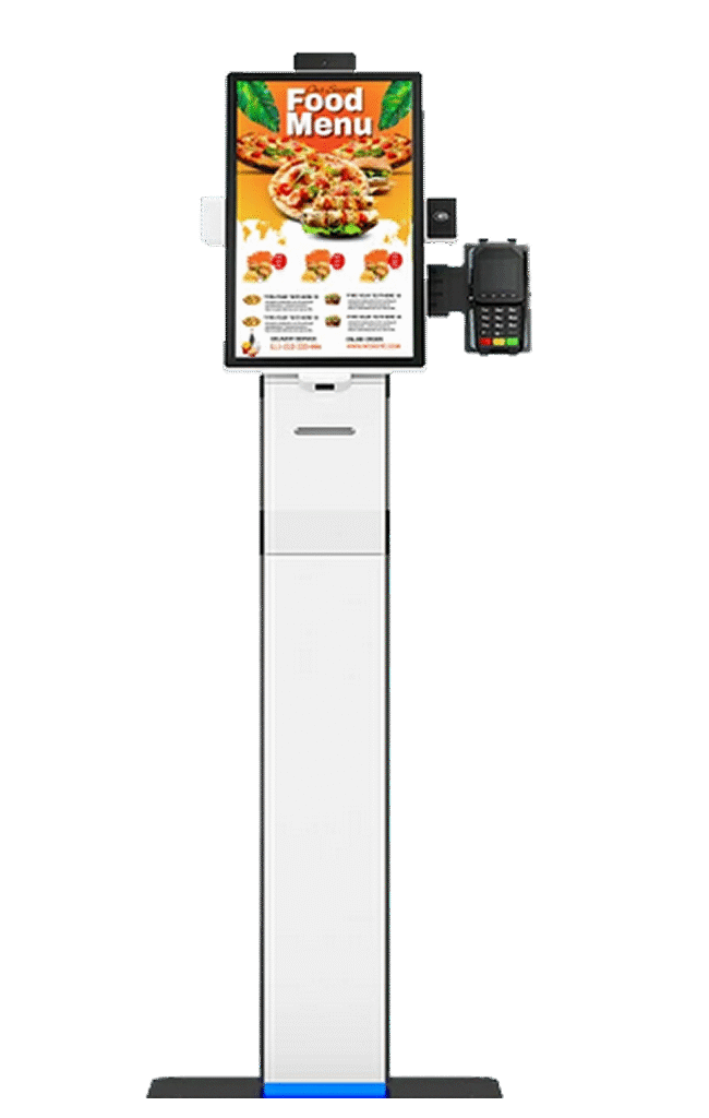 Slim Self Service Kiosk - Modular Touchscreen Order Solution